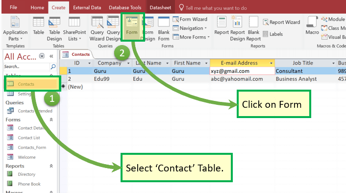 Sample Access Database For Power Bi Encycloall