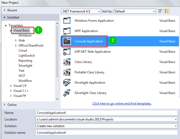 Simple Visual Basic Programs Examples