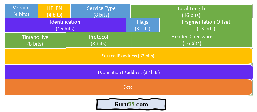IP Packet Header Format Fields
