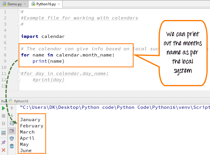 Python CALENDAR Tutorial With Example ManishaTech