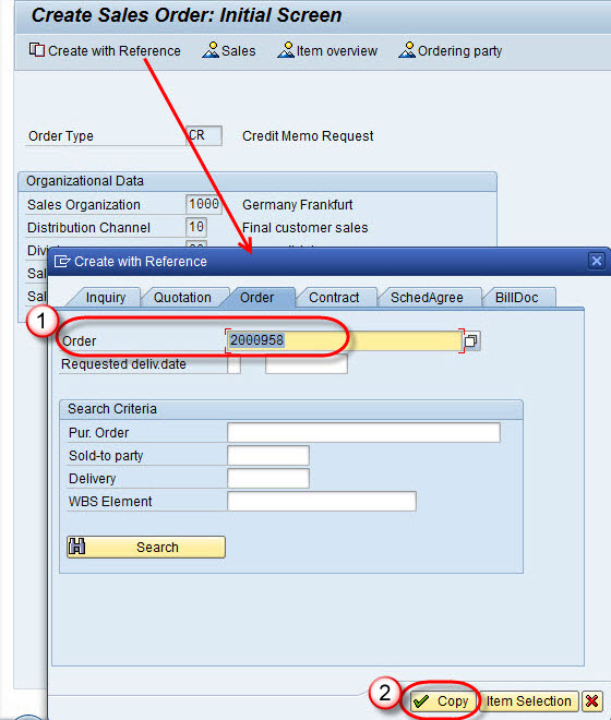 How To Create Credit Memo In SAP